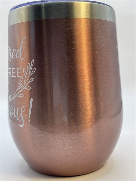 Retired Stemless Wine Glass Cupofmood