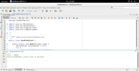 Java Buddy Create Serversocket With Automatically Allocated Port