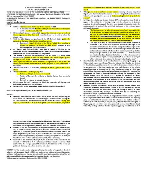 Compilation Rule 132 Sec 4 Pdf Witness Evidence Law