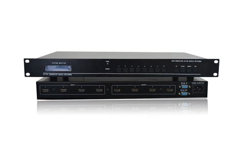 4x4 Hdmi Matrix Switch Switcher Hd 1080p Video Display Auto Loop Rs232