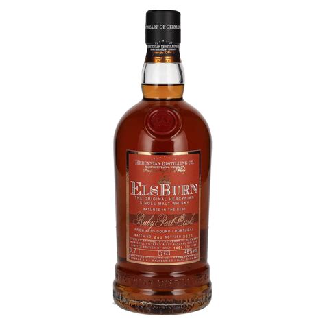 Elsburn Ruby Port Casks Single Malt Whisky Batch No 002 46 Vol 0 7l