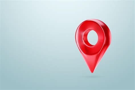 Premium Photo Concept Guidebook Navigator Red Location Symbol Sign Or Navigation Locator Gps