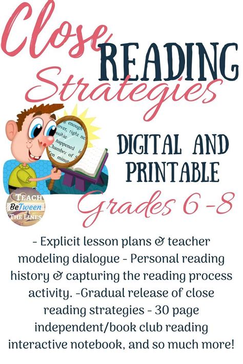 Close Reading Strategies Unit With Close Reading Passages Close