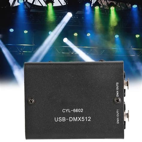 Contrôleur Commun Dmx Module Contrôleur DÉclairage Décodeur Usb à Dmx