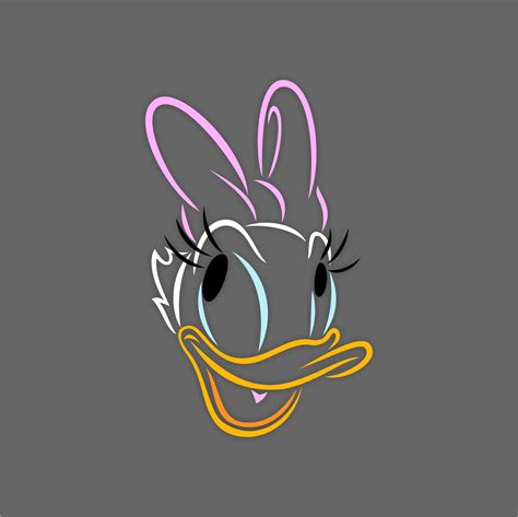 Daisy Duck Graphics Svg Dxf Eps Png Cdr Ai Pdf Vector Art Etsy España