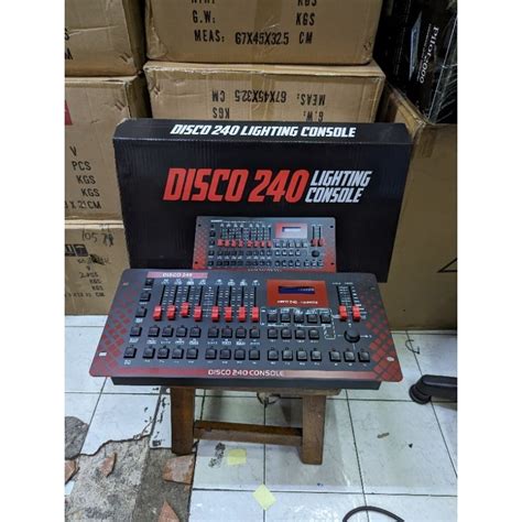 Jual Dmx 512 Mixer Dmx Disco 240 Merah Hitam Controller Lighting Mixer Controller Shopee Indonesia