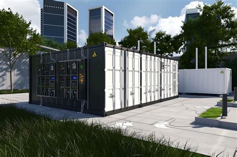 Premium Photo Modern Data Center With Containerized Server Units In