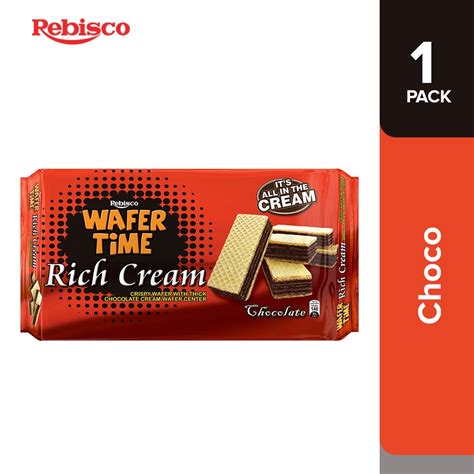 Wafertime Rich Cream Choco 27g X 10pcs Shopee Philippines