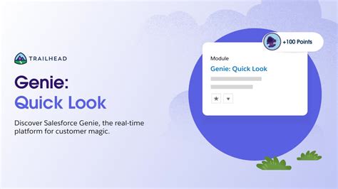 salesforce on linkedin genie quick look module on trailhead the fun