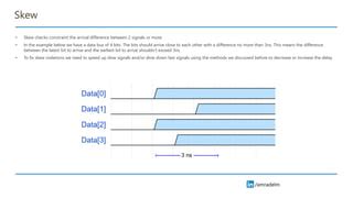 VLSI Static Timing Analysis Timing Checks Part 3 PPT