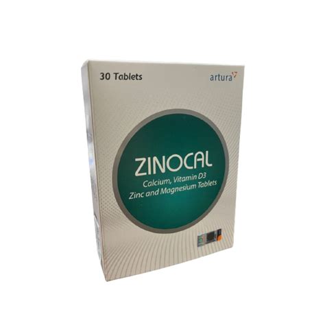 Zinocal Tablet 30s Zinc Magnesium Calcium Vitamin D3 Shopee