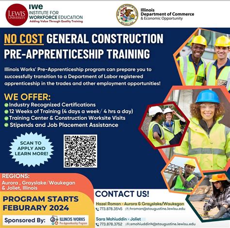 The General Construction Pre Apprenticeship Training Program Joliet Leda