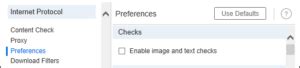 LoadRunner Runtime Settings Preferences Checks