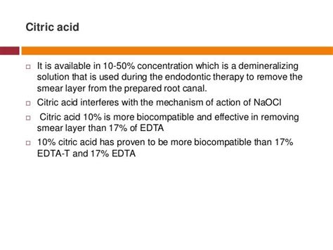 Endodontic Irrigants