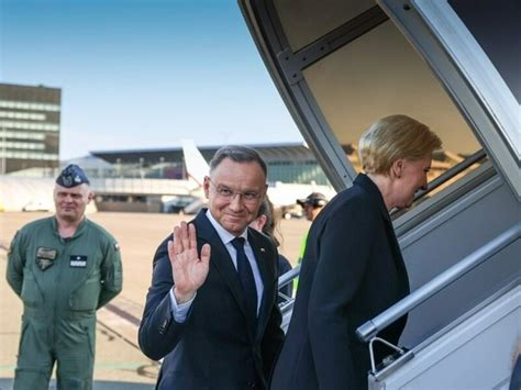 Prezydent Duda Przed Wylotem Na Szczyt NATO Do Waszyngtonu