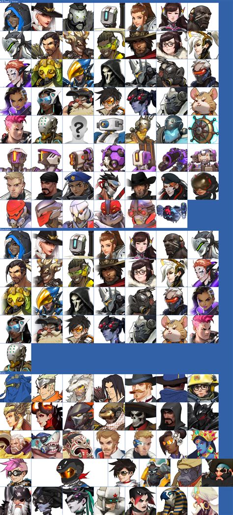 Hero Icons Overwatch Pc Computer The Spriters Resource