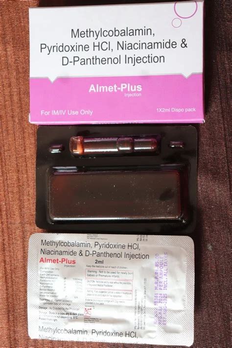 Almet Plus Injection 1000 Mcg At ₹ 85 Box In Muzaffarpur Id