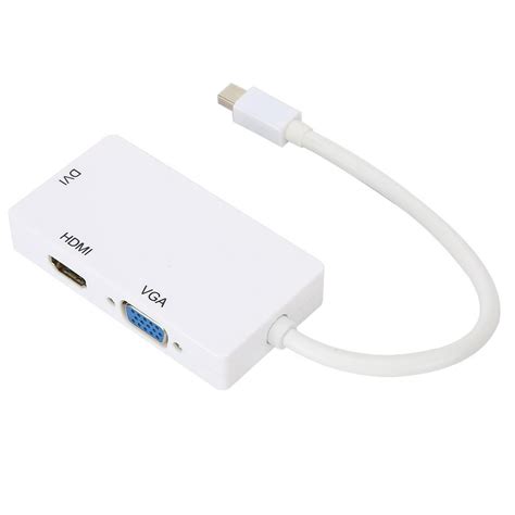 Adaptador De Cable Displayport Convertidor Dp 3 En 1 Convertidor Hdmi