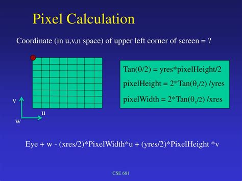 ray tracing geometry cse ppt download