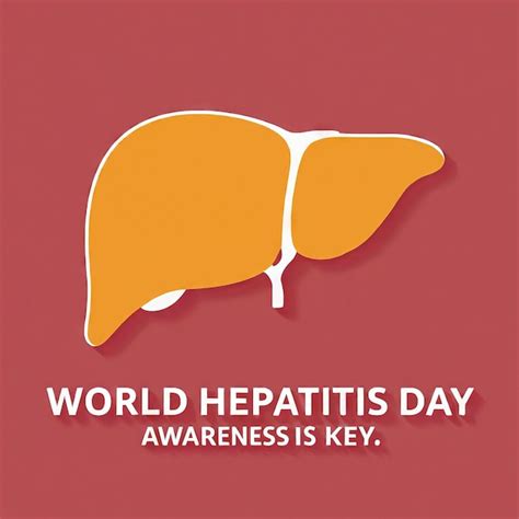 Illustration Of World Hepatitis Day Background Vector Design