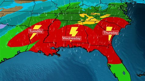Rounds Of Heavy Rain To Threaten Flooding Across Texas At Midweek