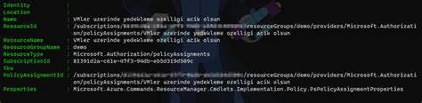 Powershell Ile Azure Policylerin Bir Resource Group Icin Uygulanmasi