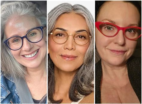 19 Best Color Glasses For Gray Hair To Transform Your Look Fabbon