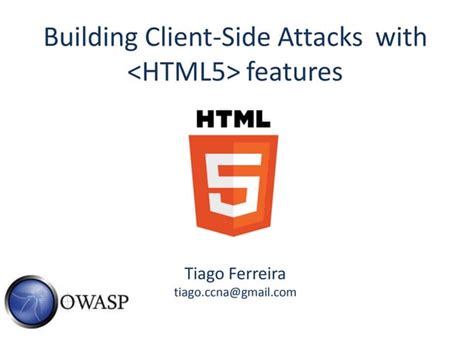 Building Client Side Attacks With Html5 Features Pdf Web Development Internet