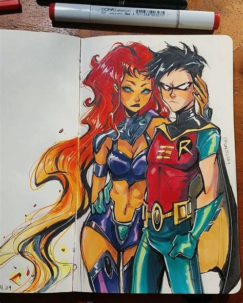 Teen Titans Go Teen Titans Fanart Teen Titans Robin Star Fire Teen