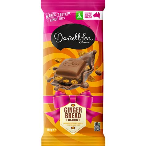 Darrell Lea Gingerbread Block 160g BIG W