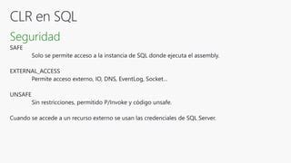 Mejores Practicas En SQL Server Seguridad Conectividad Y CLR PPTX Databases Computer