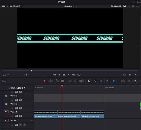Scrolling Sidebar Text Animation On Chroma Background Mp4 Download