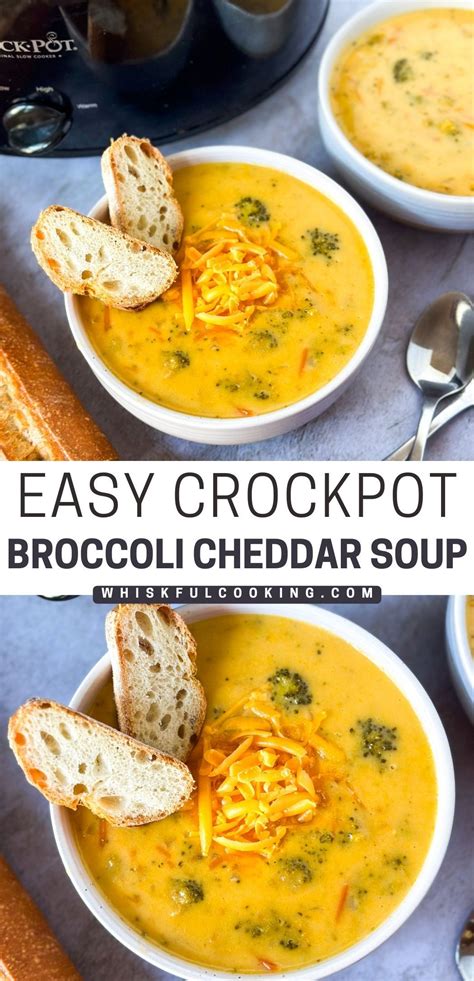 Crockpot Broccoli Cheddar Soup Artofit