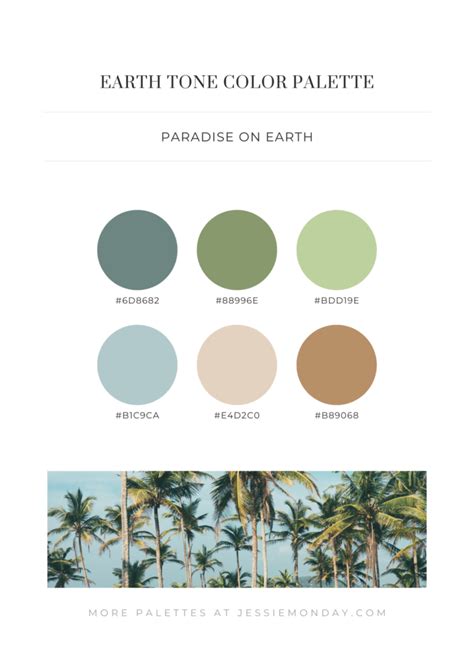 Natural Earth Color Palette Earth Colour Palette Color