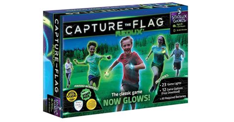glow in the dark capture the flag game the green head