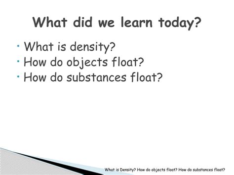 An Introduction To Density For Level 3pptx