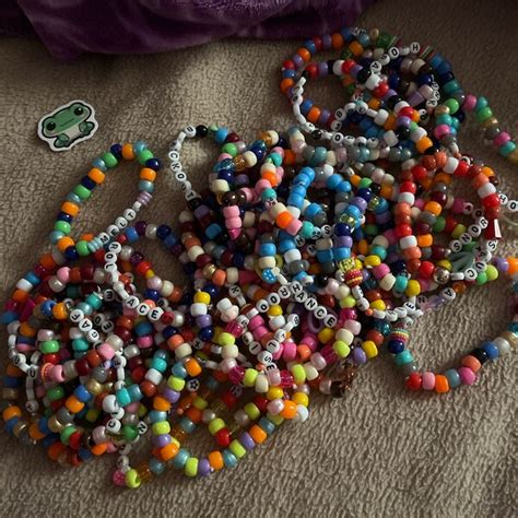25 100 Pack Of Kandi Festival Bracelets Rave Music Festival Plur