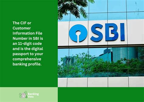 Sbi Cif Number Meaning How To Find It Online Offline Sms And Phone Calls Banking Vista
