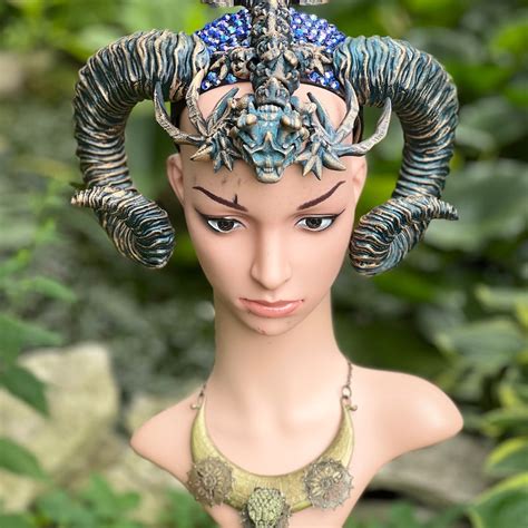 Horn Headdress Etsy