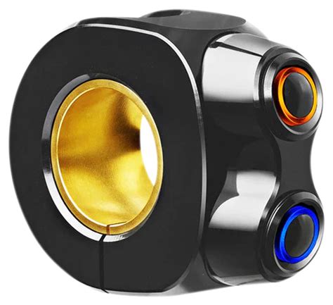 Motogadget Moswitch Basic Led 2 Pulsadores Negro