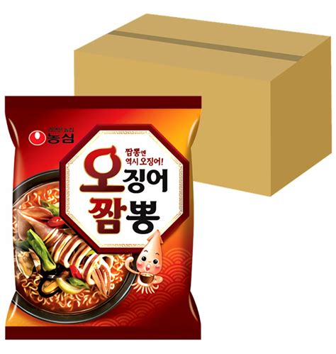 농심 오징어짬뽕 124g 40개 티몬