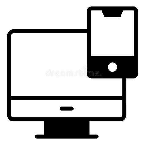 responsive icon user interface vector illustration as a simple vector