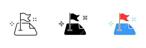 premium vector a vector illustration of a piece of paper with a flag