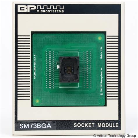 SM73BGA BP Microsystems Manual Micrometer BGA Socket Module ArtisanTG