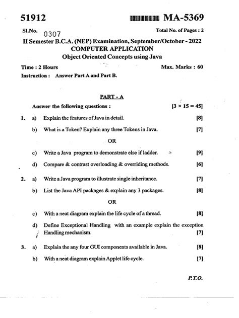 Computer Application Ooc Java Pdf
