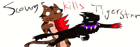Scourge Kills Tigerstar By Krusherthehedgehog22 On Deviantart