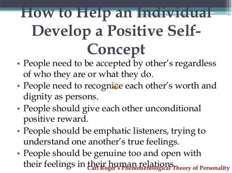 Carl Rogers Phenomenological Theory Of Personality