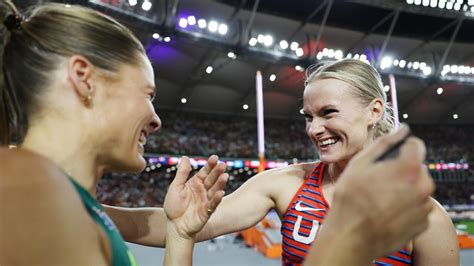 Nina Kennedy Shares Pole Vault World Title After Stunning Gesture From