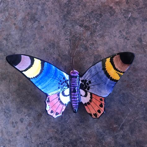 Set Of Eight Handmade Ceramic Butterflies Wall Art At StDibs Ceramic Butterflies For The Wall