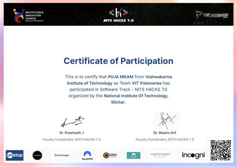 Nithacks7 Hackathon Innovation Mentalhealth Teamwork Openinnovation Puja Nikam